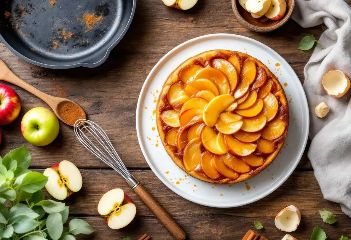 Ce gâteau aux pommes à la poêle va vite devenir votre dessert fétiche ...